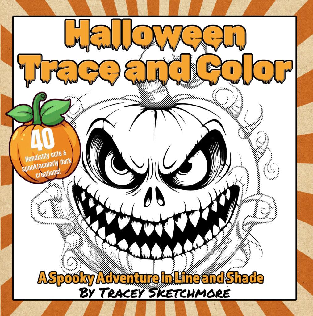 Halloween Trace and Color: A Spooky Adventure in Line and Shade ...